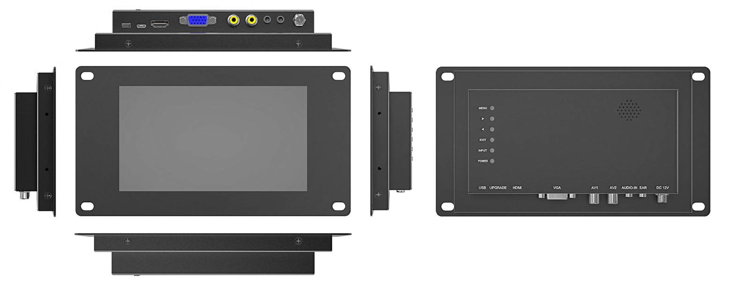 LILLIPUT 7 inch TK700-NP/C-A Rugged HDMI Monitor with High Brightness and Open Frame-NO Touch