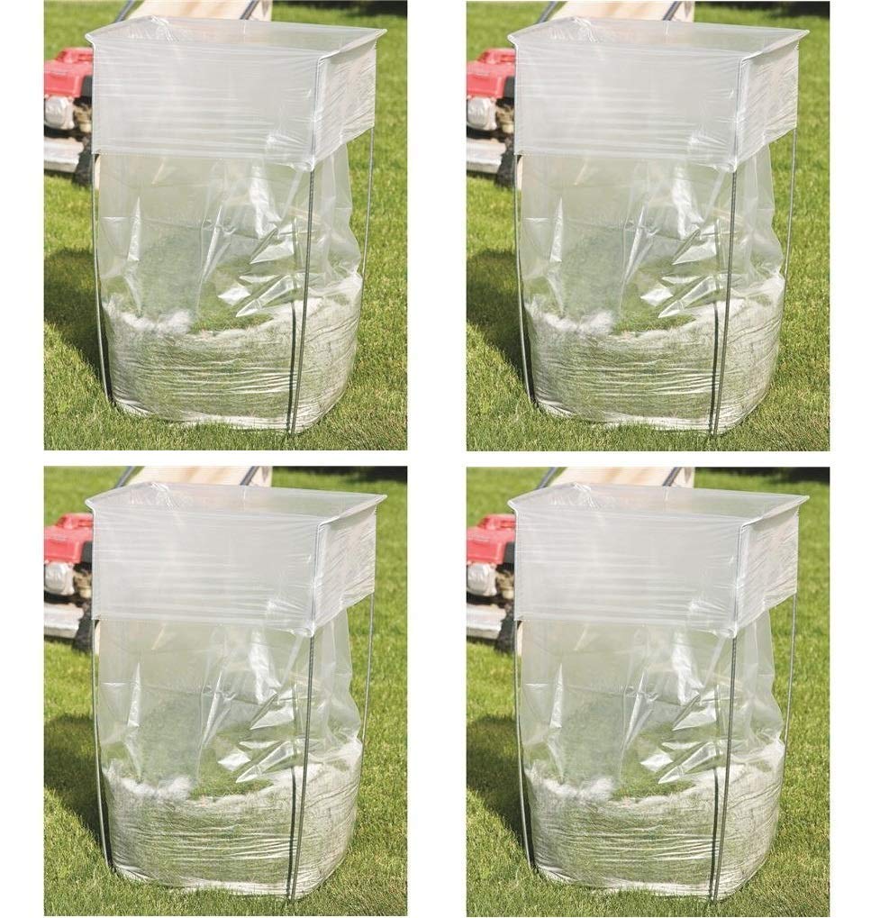 Bag Buddy Bag Holder - Versatile Metal Support Stand 39-45 Gallon Plastic Paper Bags - Use Leaves, Yard Work, Laundry, Trash More - 30" h (Pack of 4)