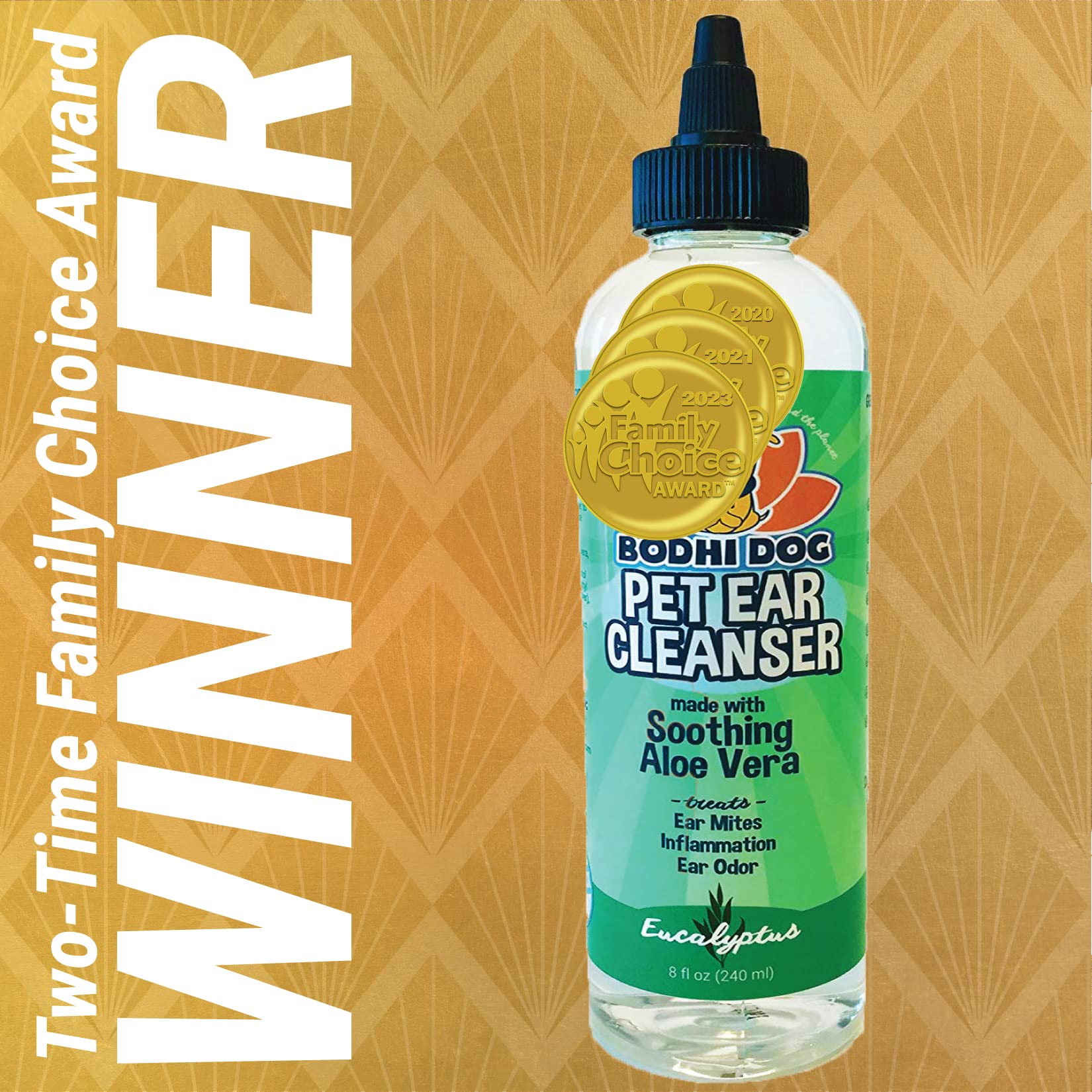 Bodhi Dog Ear Cleaner Solution for Dogs and Cats | Aloe Vera Cleaning for Ear | Gentle Cleanser for Ears