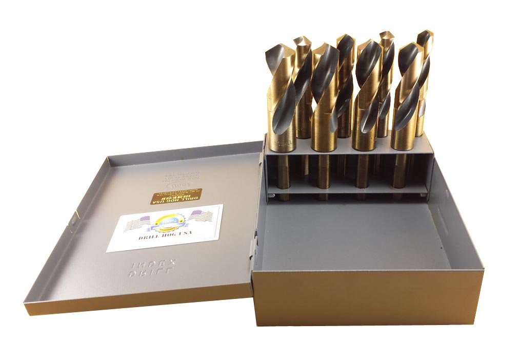 Drill Hog Cobalt M42 Silver & Deming Drill Bit 9/16" - 1"