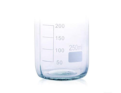 NATUWORLD 100ml/3.4oz Empty Thick Glass Graduated Reagent Bottle with Blue Screw Cap Laboratory Chemical Agent Bottle Liquid Storage Containers Jar Pot