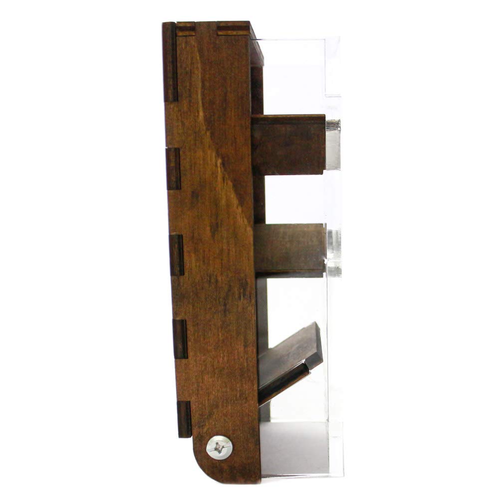 C4Labs Travel Portable Draw Bridge Dice Tower β Walnut