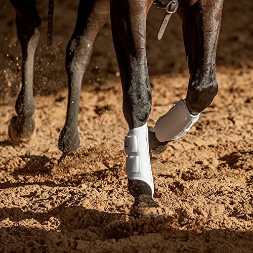Classic Equine AirWave Classic Front Splint Boots, White, Medium