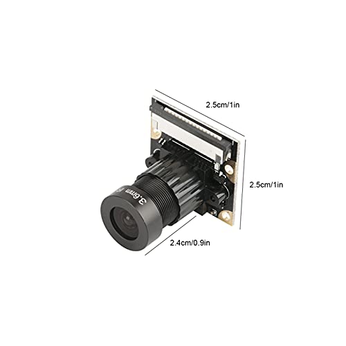 5MP Camera Module, OV5647 Chip Webcam Board Easy Installation High Sensitivity 2592x1944 Resolution 72° View Angle for Raspberry Pi B 3 2
