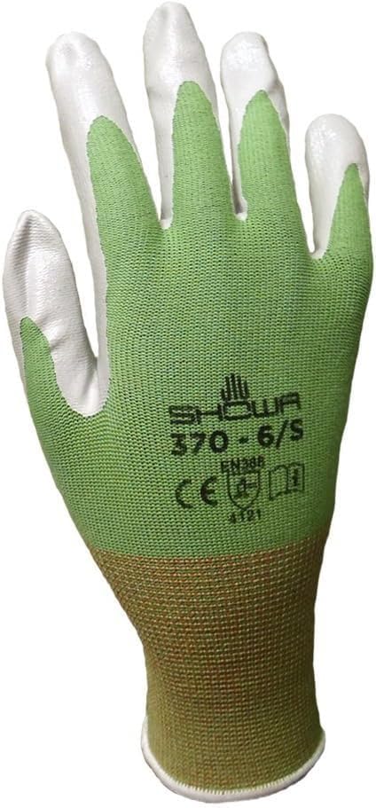 4 Pack Atlas Glove NT370 Atlas Nitrile Garden Gloves - Small (Assorted Colors)