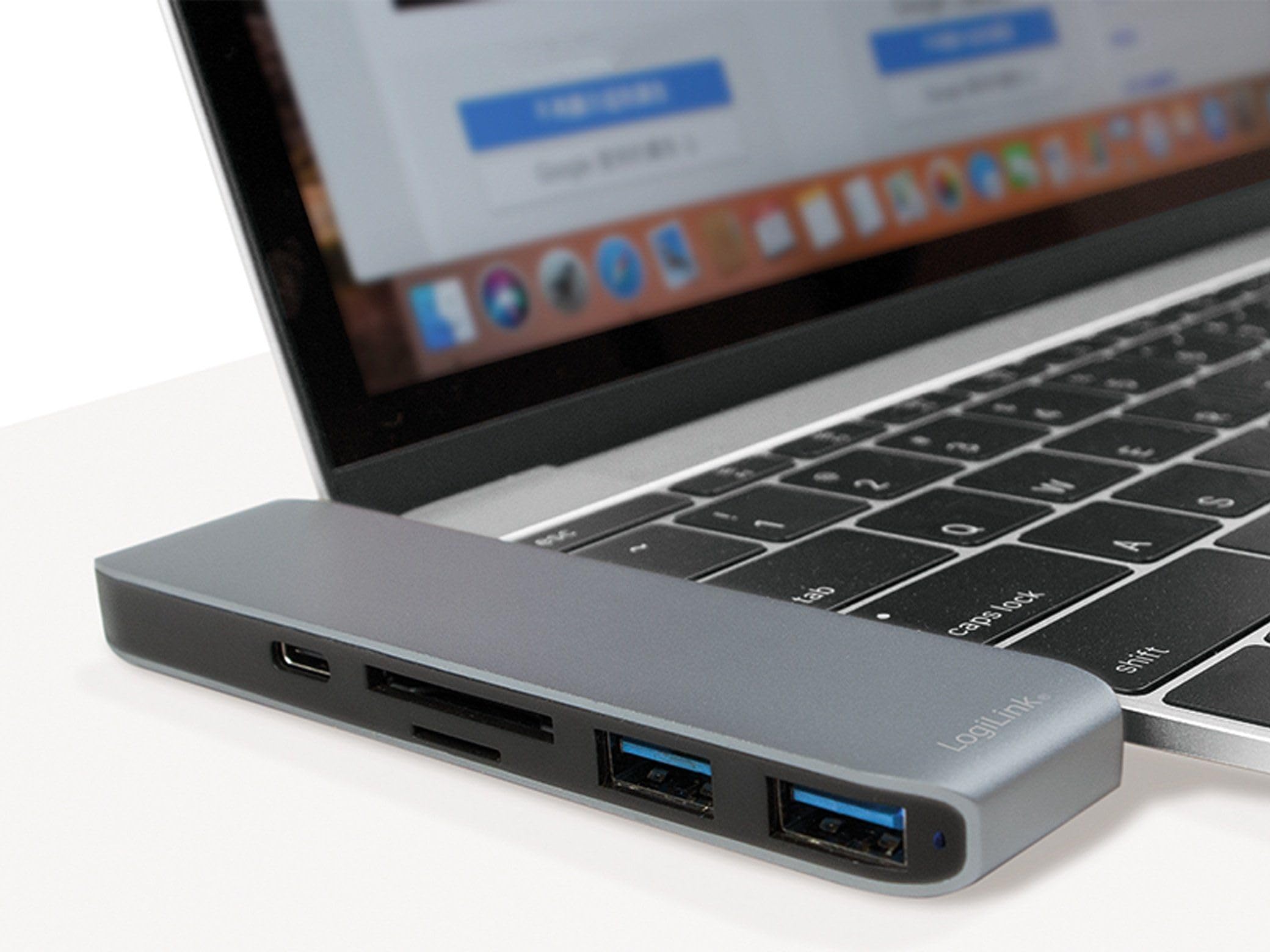 LogiLink UA0301 USB-C 6in1 Multifunctional Data Hub