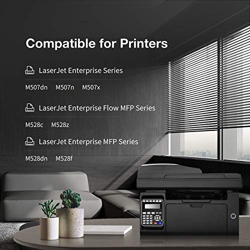 LEMERO (with CHIP Remanufactured Toner Cartridge Replacement for HP 89X CF289X 89A CF289A for Laserjet Enterprise MFP M528f, M528dn, M507dn, M507n, M507x (Black, 1-Pack)