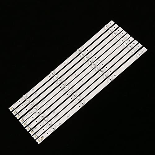 9pcs/Set LED Backlight Strip Compatible with TCL L55P3 CUS LVU550ND1L55P3 55BC7600 55U6780C Thomson 55uc6006s TMT_55p3_8x4+1x4_3030C_d6t-2 (Color : 2set(18pcs))