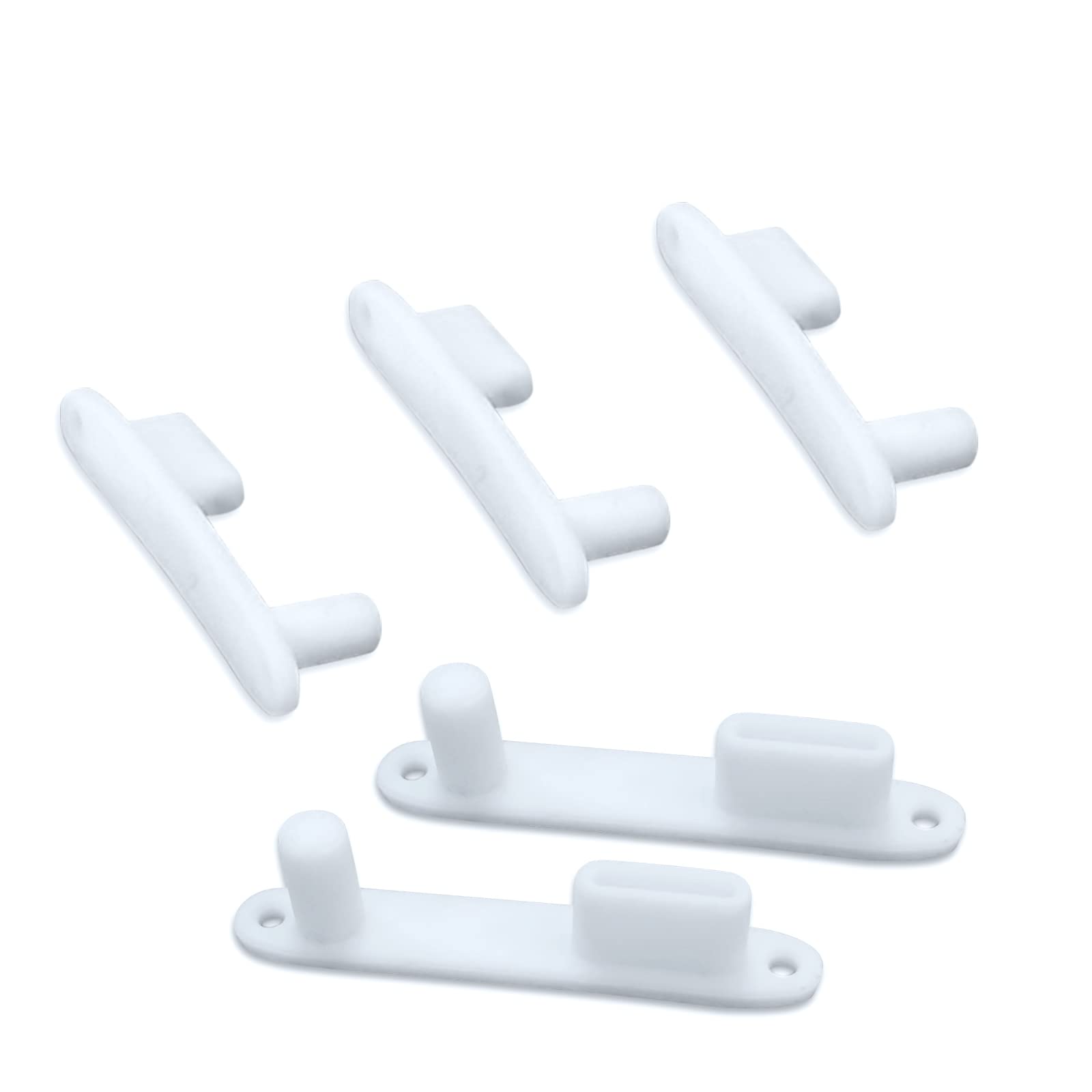 5Pack Anti Dust Plugs Compatible with Oculus Quest 2 VR Video Headset Accessories Silicone Charger Port Protector Anti Dust Plugs Caps, White