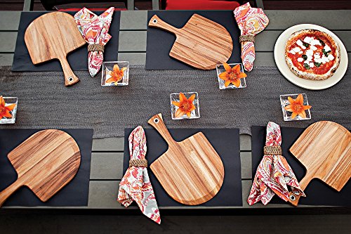 Ironwood Lucca Mini Pizza Peel, One Size, Acacia Wood