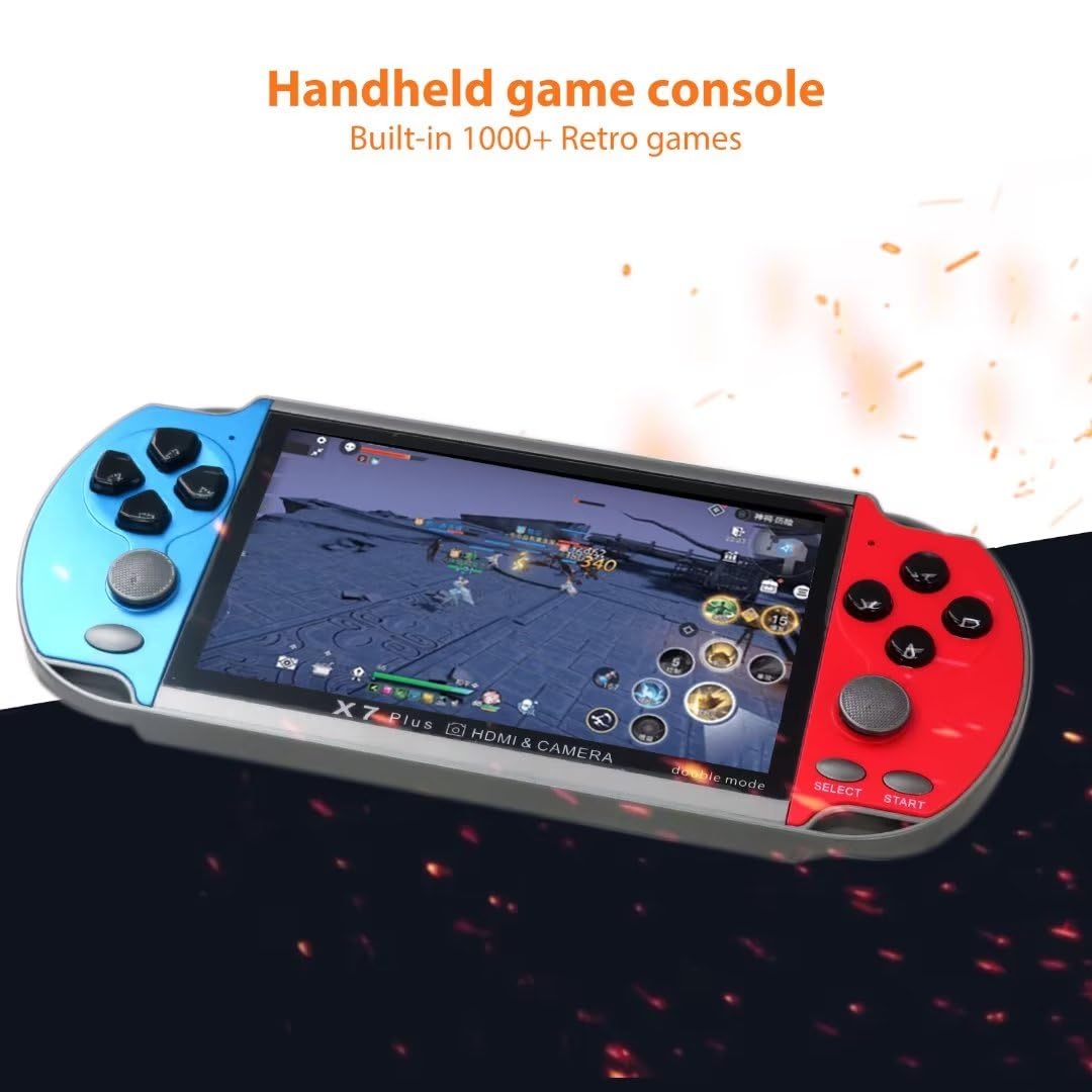 5.1" 8GB 128Bit Portable Handheld Video Game Console Player With 1000+ Retro Games Built-in