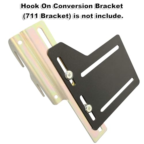 6Pcs Bed Frame Brackets Adapter for Headboard, Heavy Duty Bed Modification Plate, Headboard Brackets for Metal Bed Frame, Black