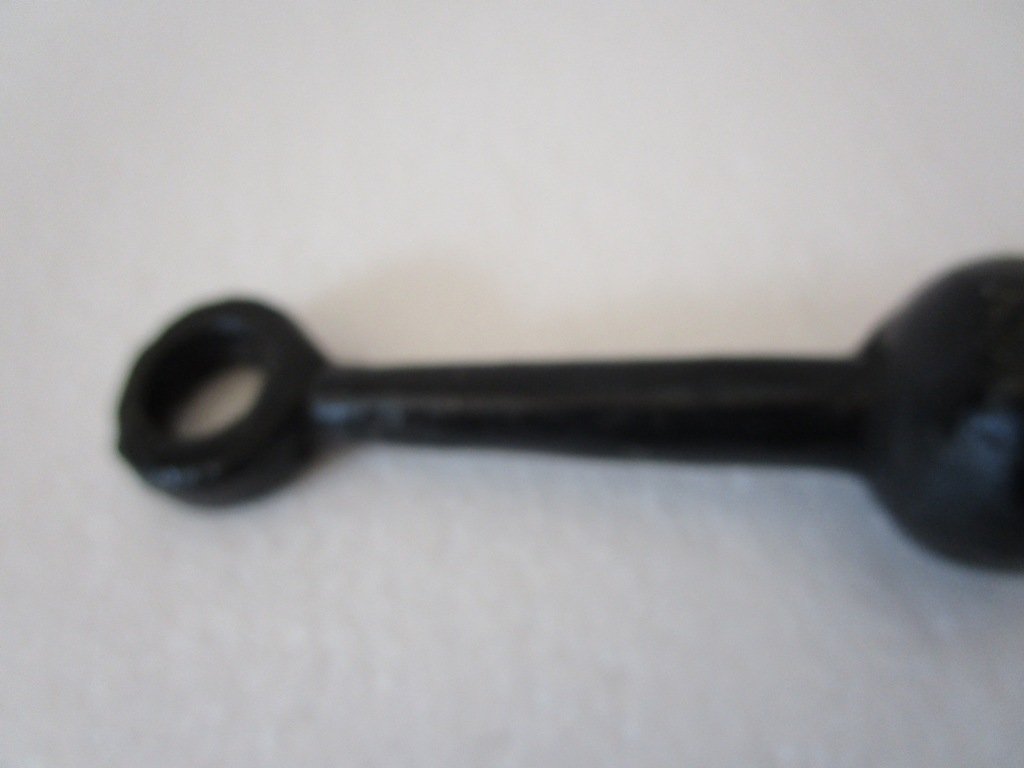 Brass Bell Clapper - Great Sounding - Temple/Church/Religious/Traditional/School/Collage : (Cast Iron : Length: Approx 6.5 Inches)