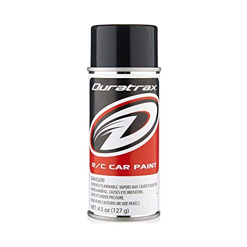 DuraTrax Polycarb Spray Base Cover Coat Black 4.5oz DTXR4291