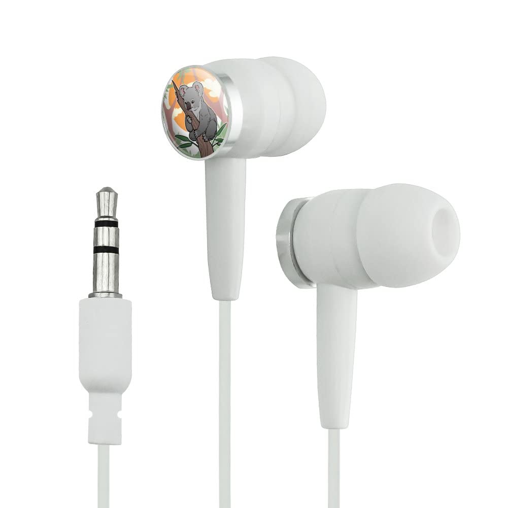 GRAPHICS & MORE Koala Resting on Eucalyptus Tree Novelty in-Ear Earbud Headphones