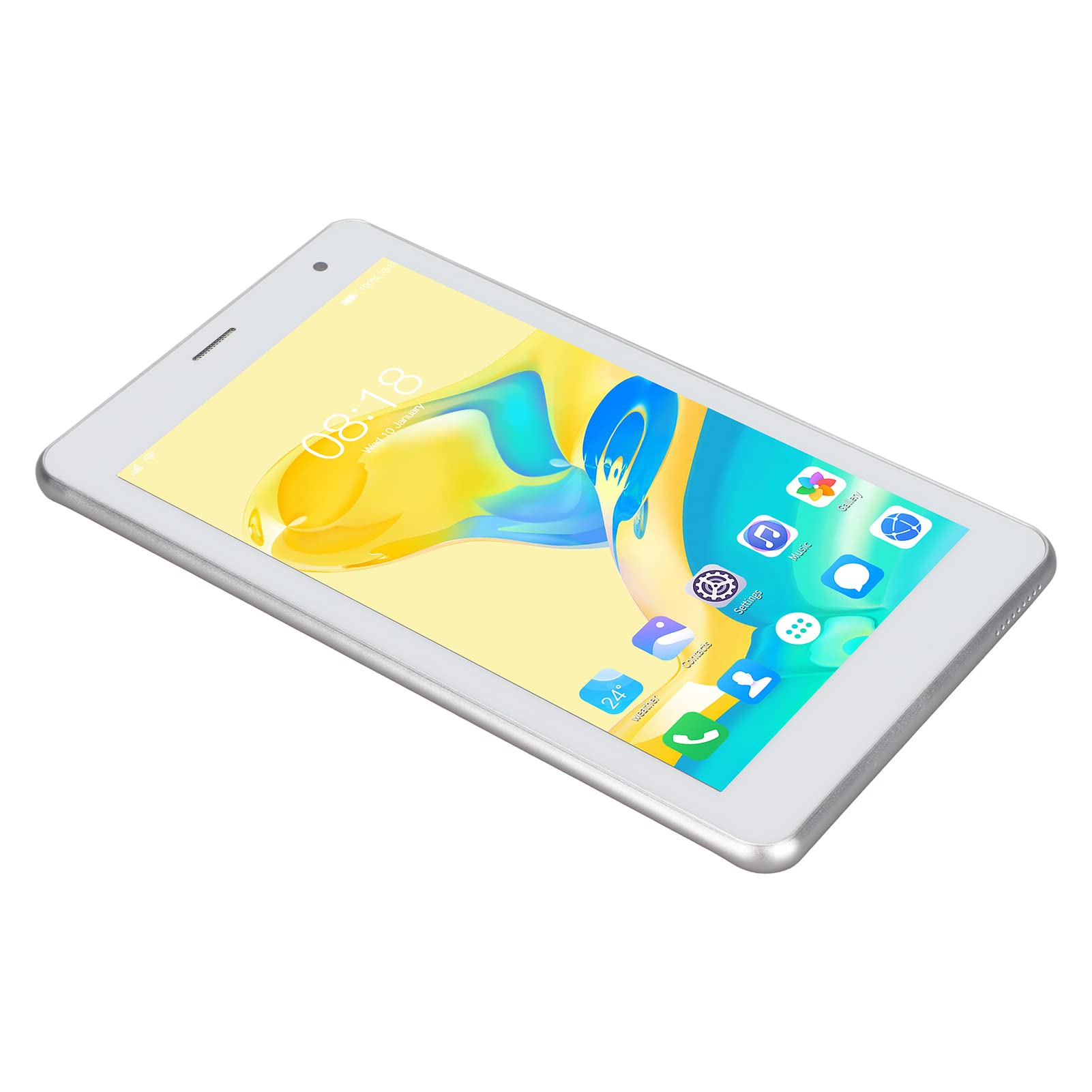 7 Inch HD Tablet 2GB RAM 32GB ROM Tablet PC Octa Core Front 200W Rear 500W 1280x800 HD Display for Reading for Android 9 for Gaming (UK Plug)