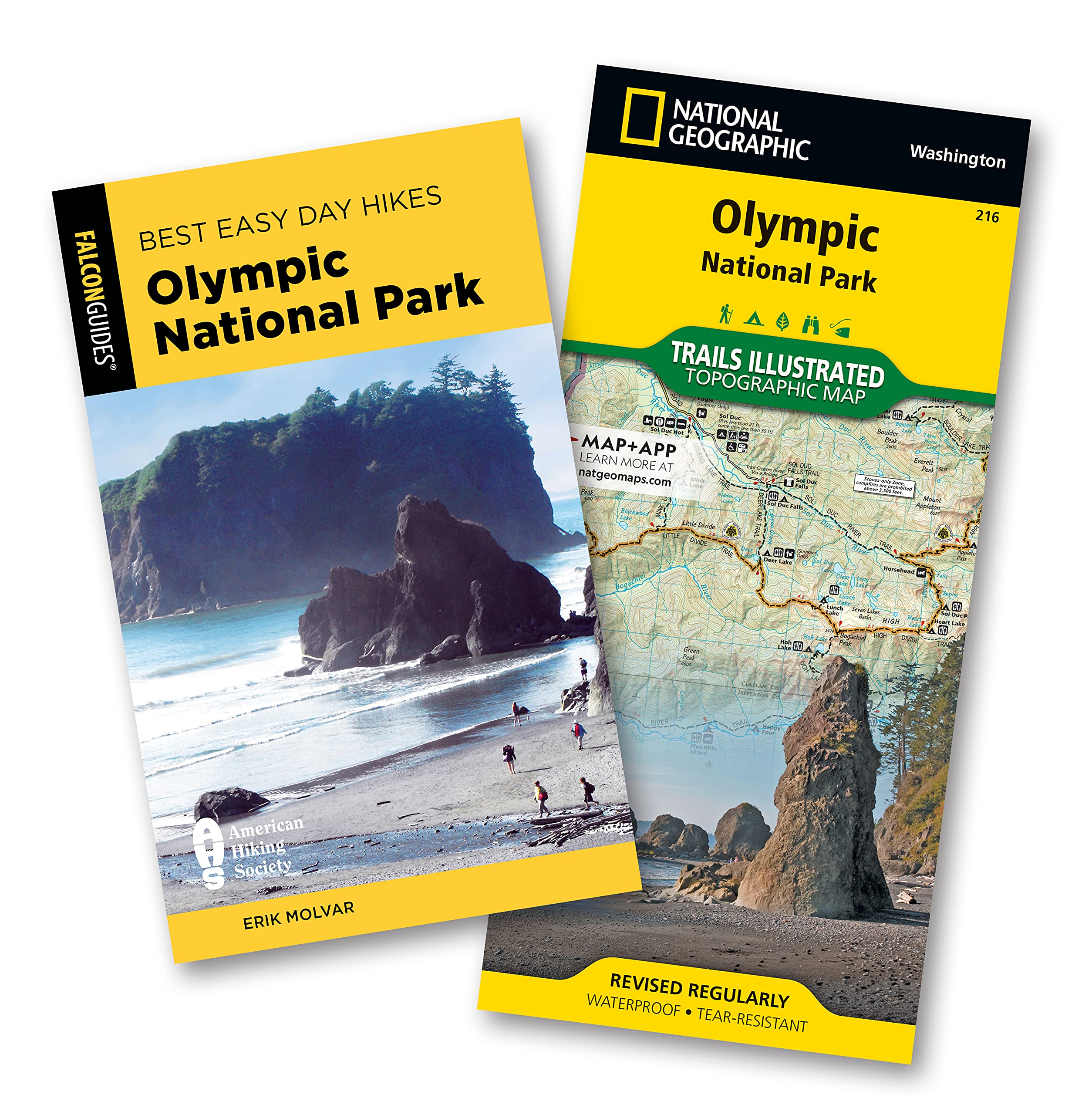 Best Easy Day Hiking Guide and Trail Map Bundle: Olympic National Park (Best Easy Day Hikes Series)