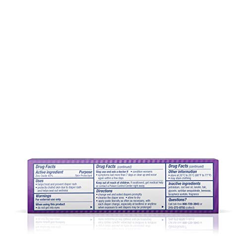 Desitin Maximum Strength Baby Diaper Rash Cream with 40% Zinc Oxide, Travel Size, 1 oz (Pack of 6)