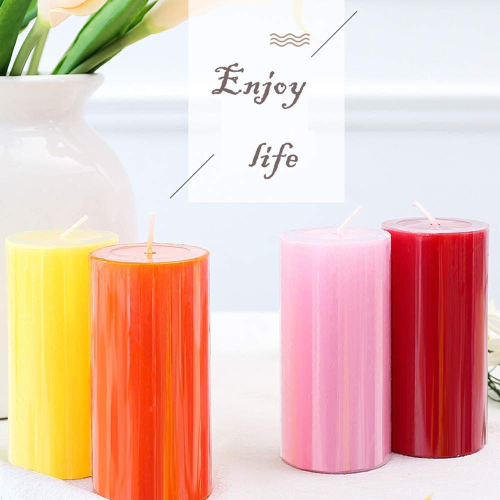 A Great Choice of 12 Popular Colors Candle Wax Dye for Candle Making, 60g Soy Wax Dye for Making 100 lb Wax, DIY Scented Candles