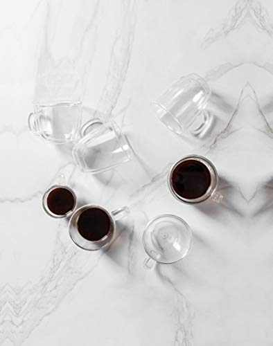Bodum Bistro Coffee Mug, 10 Ounce (2-Pack), Clear