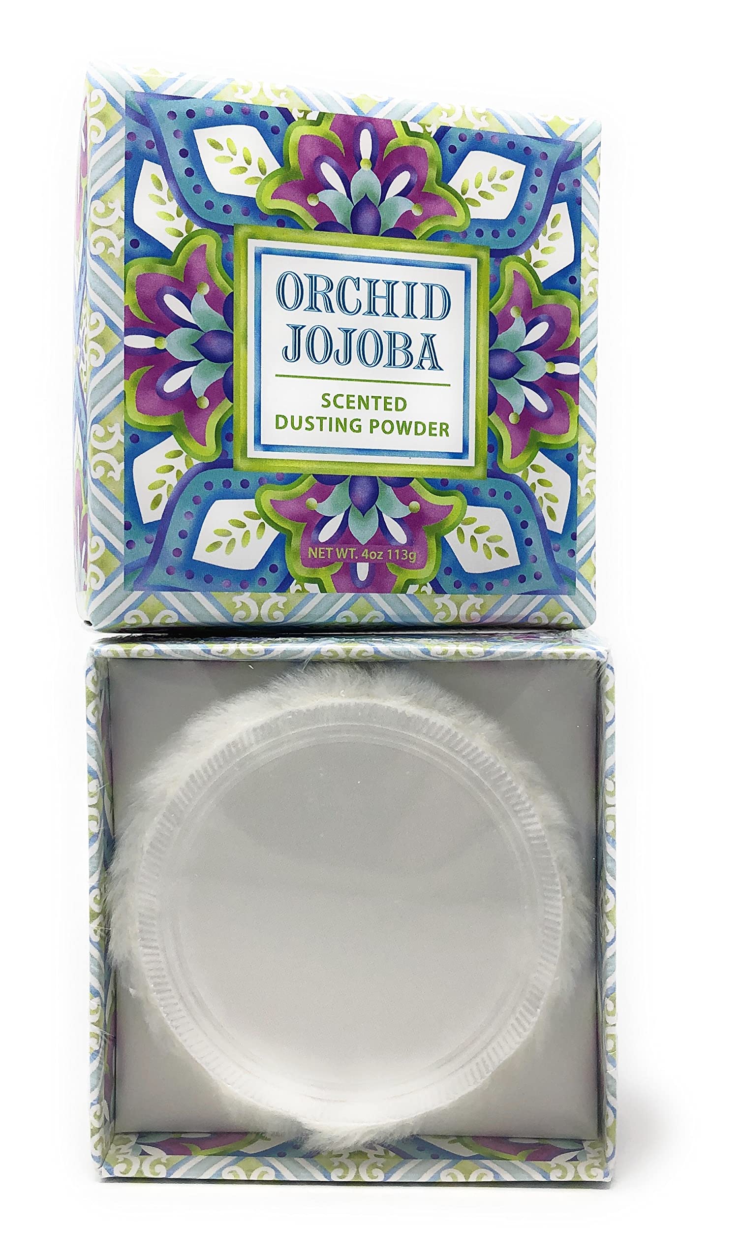 Greenwich Bay Trading Co. Scented Dusting Powder, 4 Ounce, Orchid Jojoba