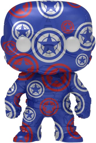 Captain america Marvel Patriotic Age (Art Series) - Pop! & Tee Men's Funko Pop! Standard M