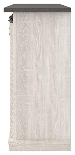 Signature Design by Ashley Dorrinson TV Stand, Whitewash