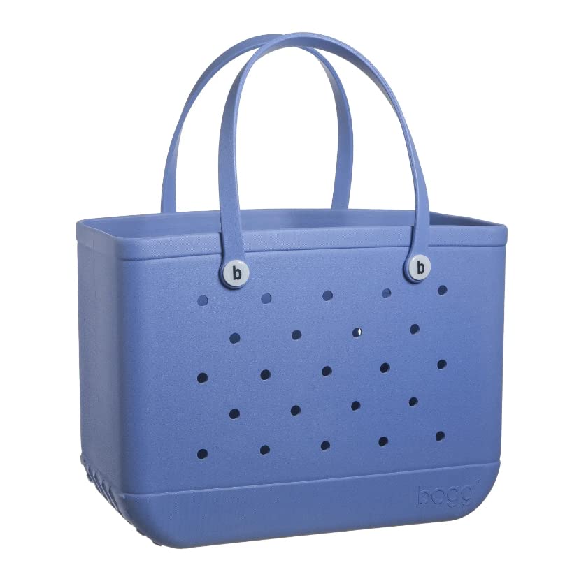 BOGG BAG Original X Large Waterproof Washable Tip Proof Durable Open Tote Bag for the Beach Boat Pool Sports 19x15x9.5 - Lightweight Cute Tote Bag - Durable Rubber Bags For Women - Patented Design