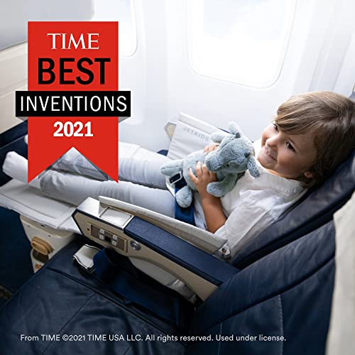JetKids by Stokke BedBox, Pink Lemonade - Kid's Ride-On Suitcase & In-Flight Bed - Help Your Child Relax & Sleep on the Plane - Approved by Many Airlines - Best for Ages 3-7