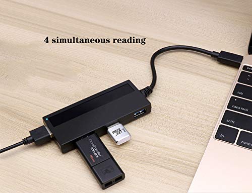 XUNMAIFHB Portable Docking Station,Type-c to USB 3.0 hub hub Computer Hard Drive Adapter Cable Splitter Docking Station Fast Transmission