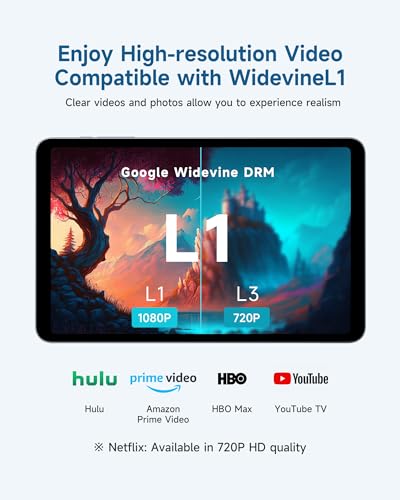 ALLDOCUBE Android 13 Tablet 1200 * 1920 in-Cell 8.4 inch Tablet 8-core Gaming Tablet 12GB(4+8)+64GB 512GB Expandable WiFi Tablet iPlay 50 Mini Support 4G LTE Widevine L1 5MP/5MP Tablet for Kids Gray