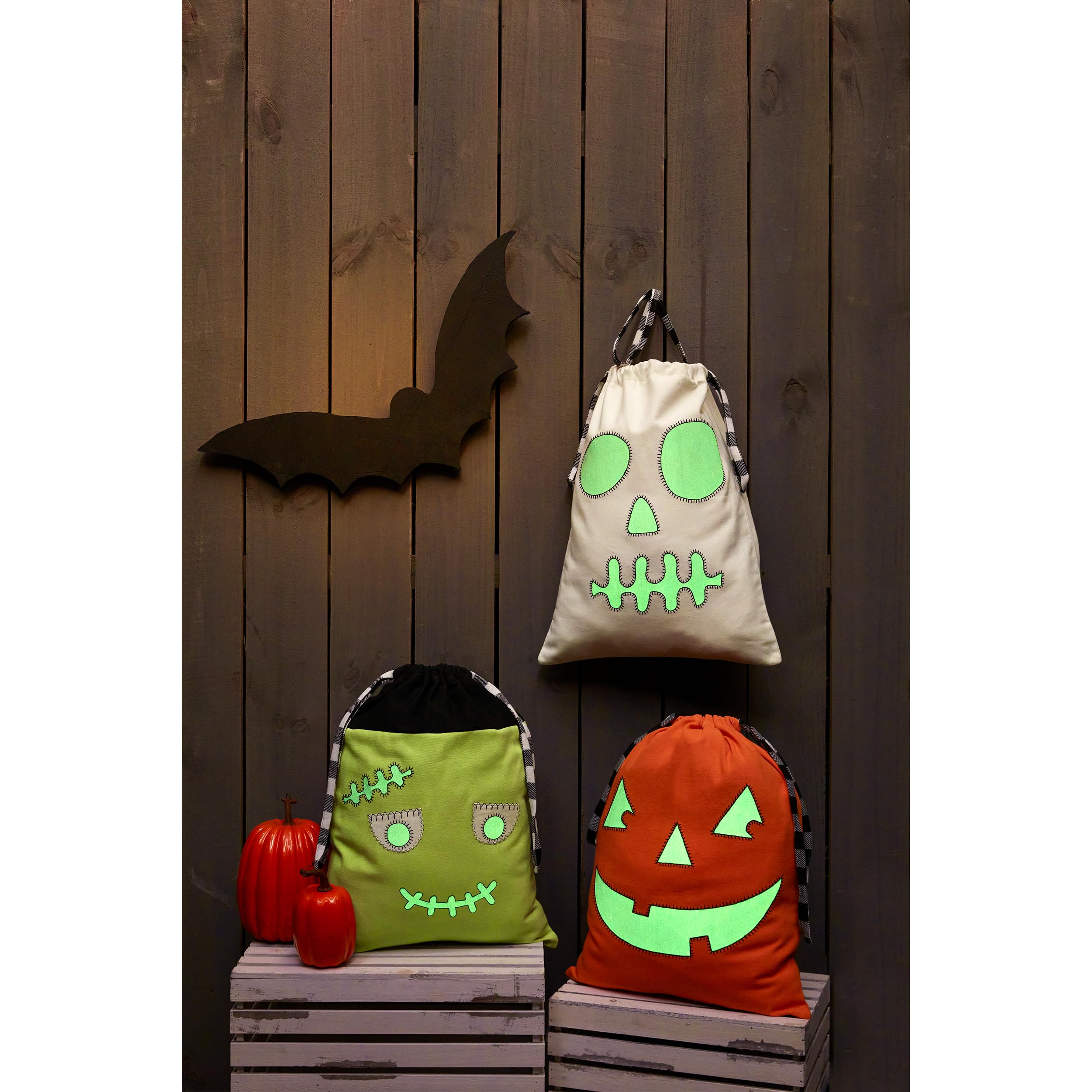 Mud Pie Children's Pillowcase Treat Bag, Skeleton