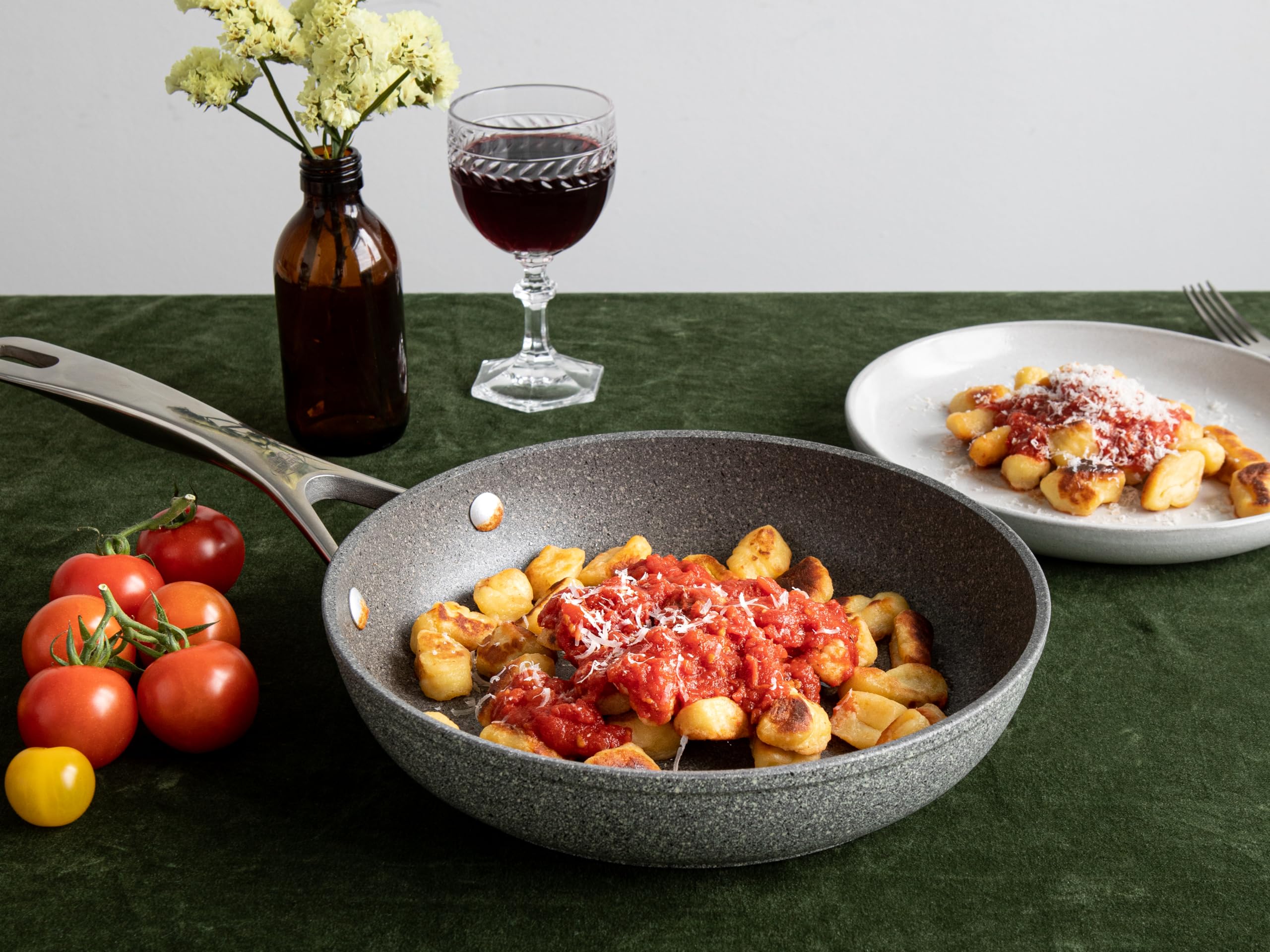 Ballarini 75002-808 Salina Frying Pan, 7.9 inches (20 cm), Made in Italy, Induction Compatible, Granitium, 7-Layer Coating
