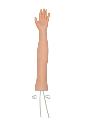 IV Practice Traning Arm - Phlebotomy and Venipuncture Practice Arm - Designed for Training and Perfecting IV + Phlebotomy + Venipuncture Procedures and Techniques