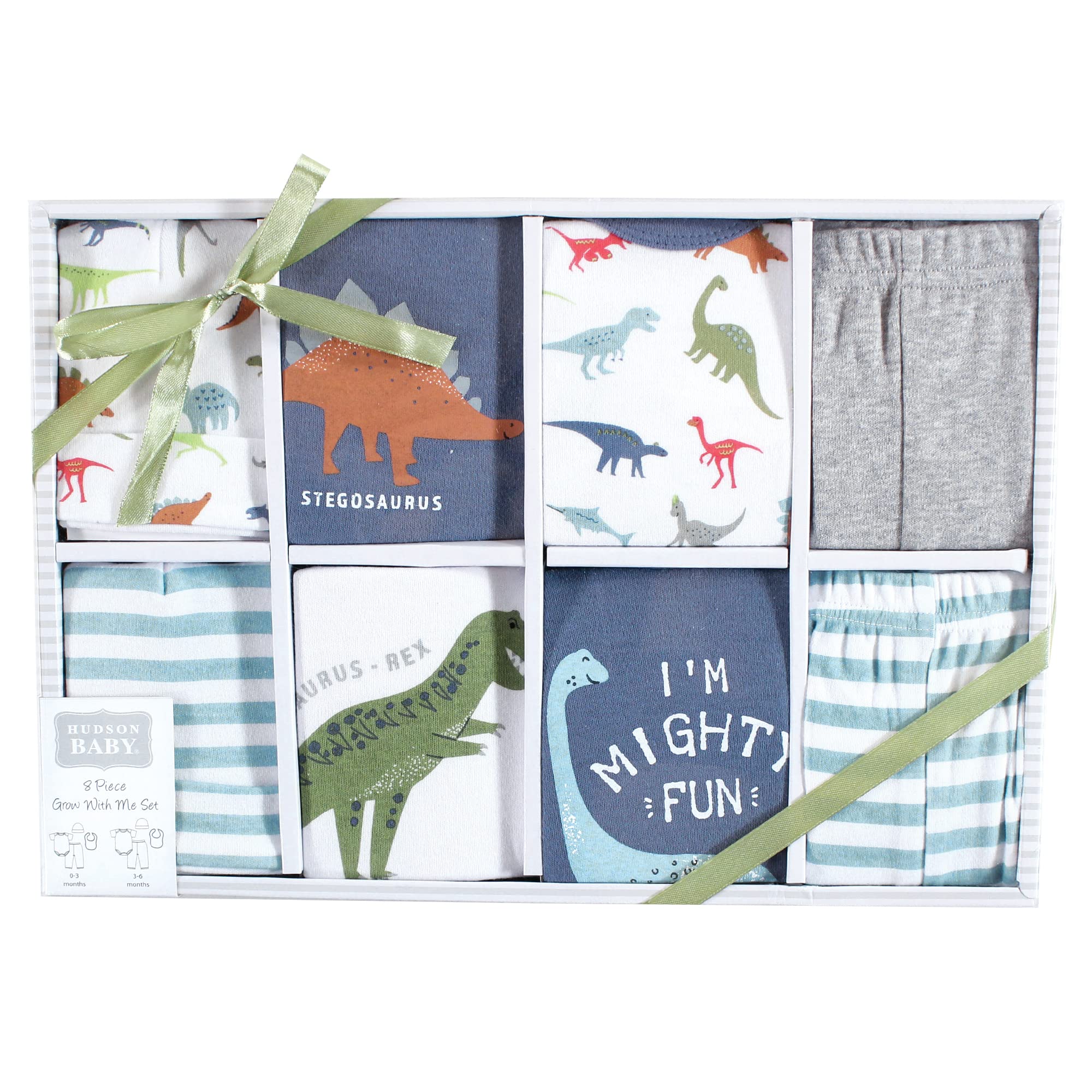 Hudson Baby Unisex Baby Layette Boxed Giftset, Boy Woodland, 0-6 Months