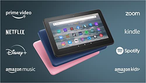 Certified Refurbished Amazon Fire 7 tablet, 7” display, 32 GB, 10 hours battery life, light and portable for entertainment at home or on-the-go, (2022 release), Denim