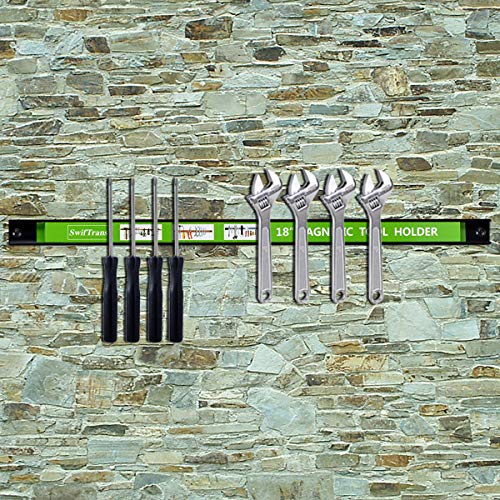 Magnetic Tool Holder 18 Inch 8 Pack Heavy Duty Magnet Tool Bar Strip Rack Wall Mount Green¡
