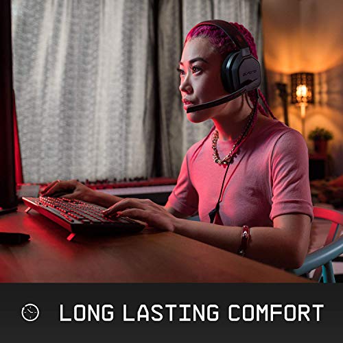 ASTRO Gaming A10 Headset for Xbox One/Nintendo Switch / PS4 / PC and Mac - Wired 3.5mm and Boom Mic by Logitech w/Microfiber Cloth - Bulk Packaging - (Blue/Black)