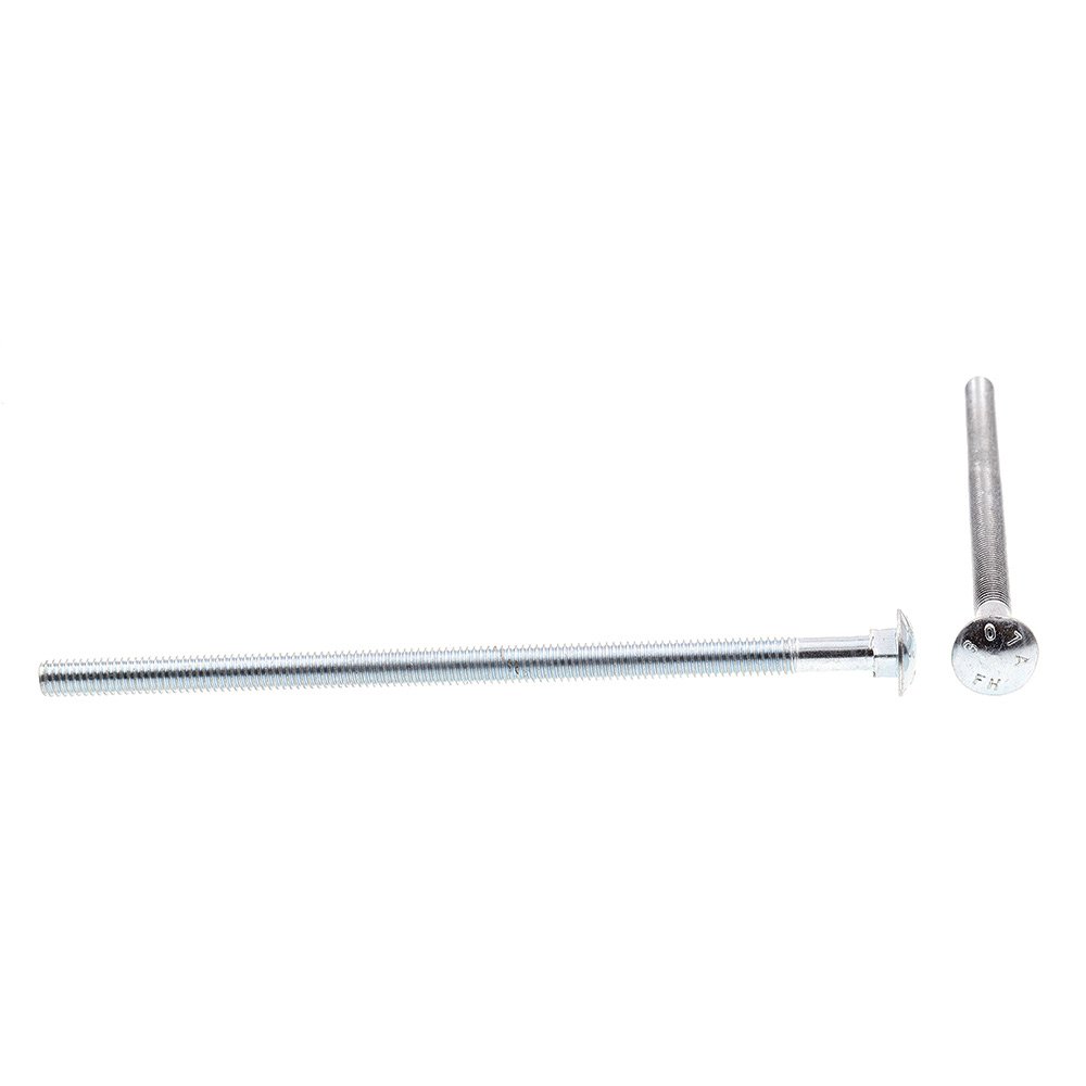 Prime-Line 9063343 Carriage Bolts, 5/16 In.-18 X 7 In., A307 Grade A Zinc Plated Steel (10 Pack)