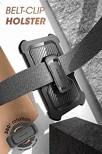 SUPCASE Unicorn Beetle Pro Series Phone Case for Samsung Galaxy A50/A30s, Built-in Screen Protector Full-Body Rugged Holster Case for Galaxy A50 2019 Release (Black)