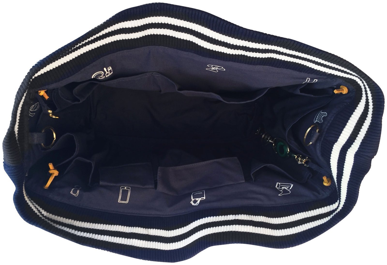 Eco by Naty Diaper Bag, Blue/White