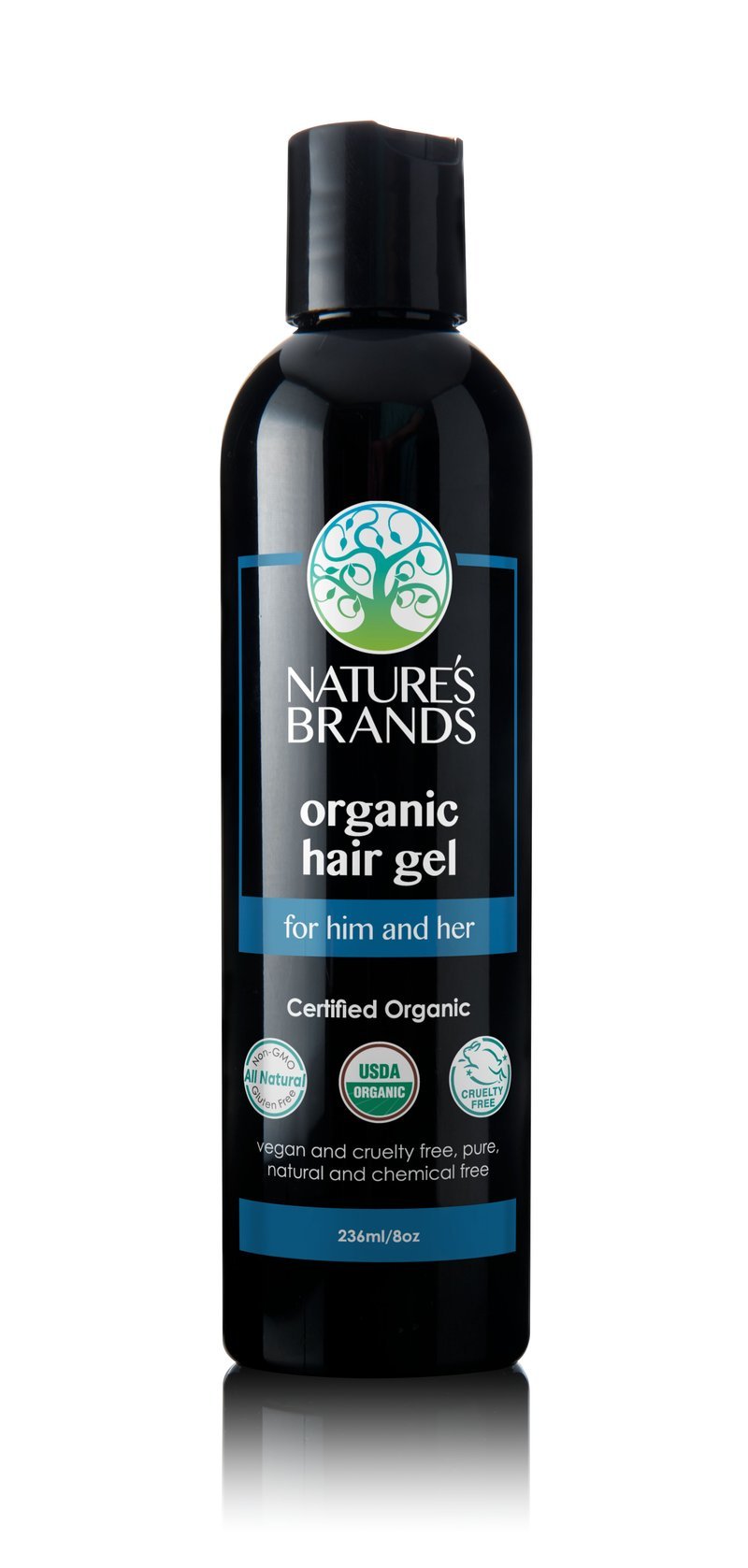 Hair Gel Organic 8 Oz Bottle Made By Herbal Choice Mari