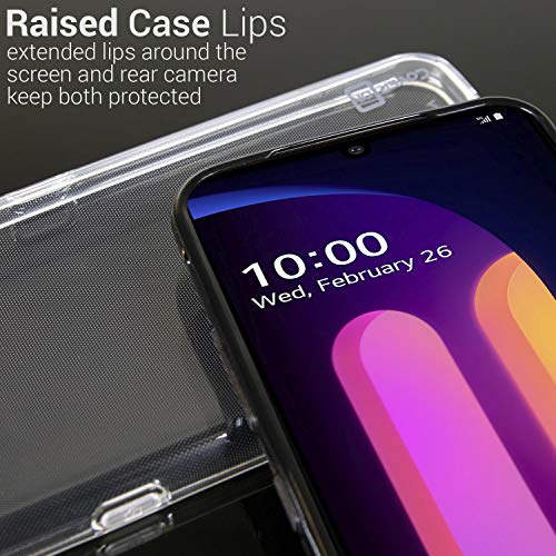 CoverON Slim TPU Rubber FlexGuard Series for LG V60 ThinQ 5G Case - Clear