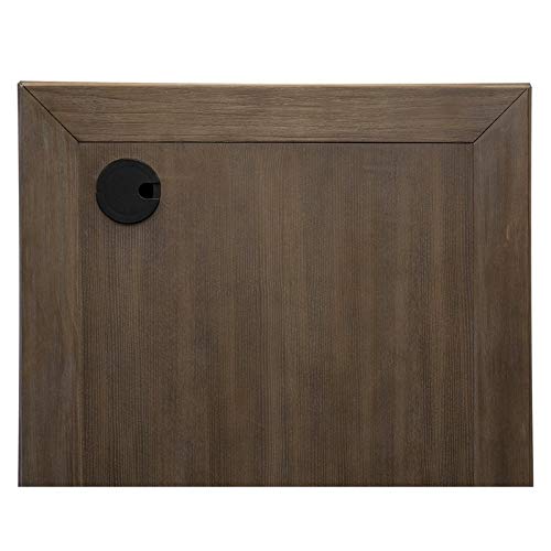 Martin Furniture Double Pad Desk, 68", Weathered Dove