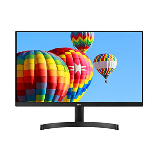 LG 24ML600M-B 24” Full HD IPS with 3-Side Virtually Borderless Monitor with Dual HDMI - Black (Renewed)