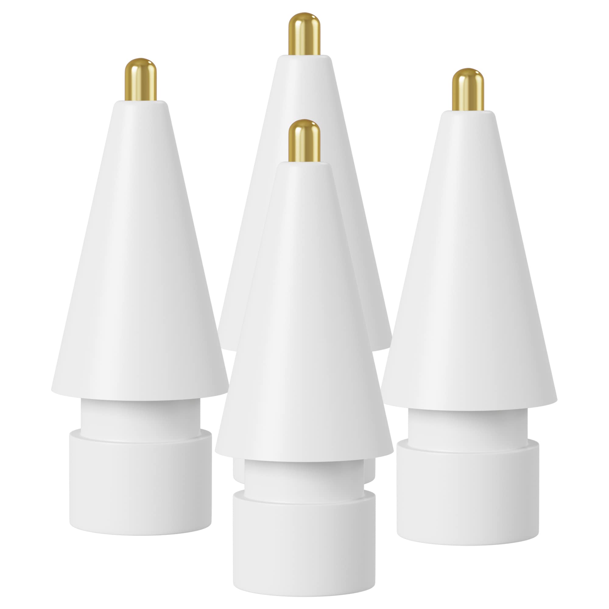 4 Pack Compatible with Apple Pencil Tips,Never Wear Design