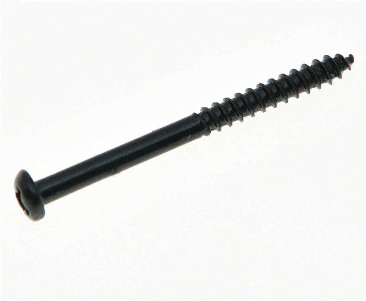 4x Black Bass Pickup Mounting Screws Springs for Jazz J Bass or P Bass or P90 Pickups