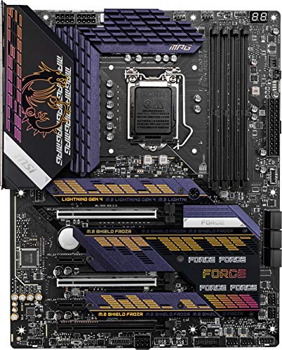 MPG MPG Z590 Gaming Force Gaming Motherboard (ATX, 11th/10th Gen Intel Core, LGA 1200 Socket, DDR4, PCIe 4, CFX, M.2 Slots, USB 3.2 Gen 2, DP/HDMI, Mystic Light RGB)