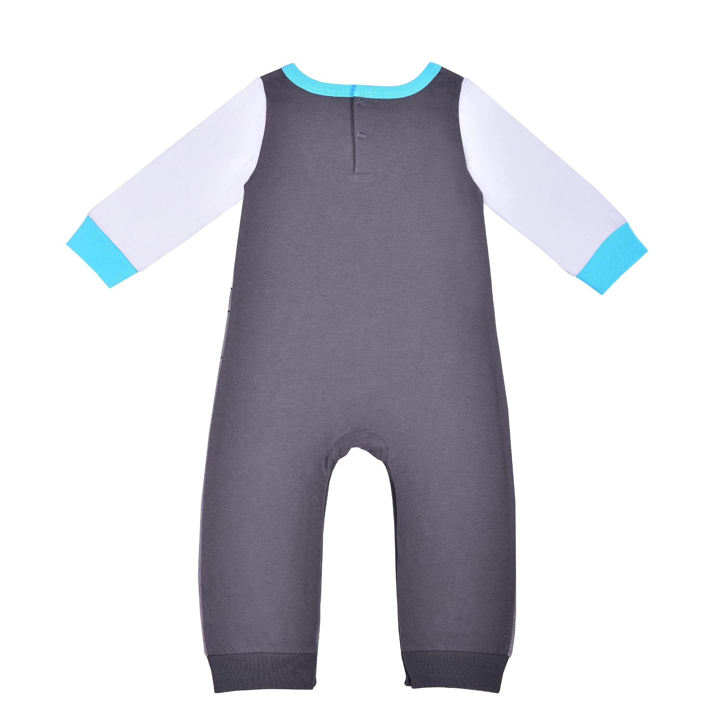 Disney Baby Monsters Inc Mike and Sully Coveralls, Blue, 6 Months (Pack of 3)