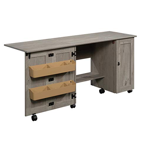 Sauder Miscellaneous Storage Sewing/Craft Cart, Mystic Oak finish